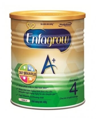 Combo 8 lon Enfagrow A 4 Vanilla 360 độ Brain Plus, 3 tuổi trở lên,