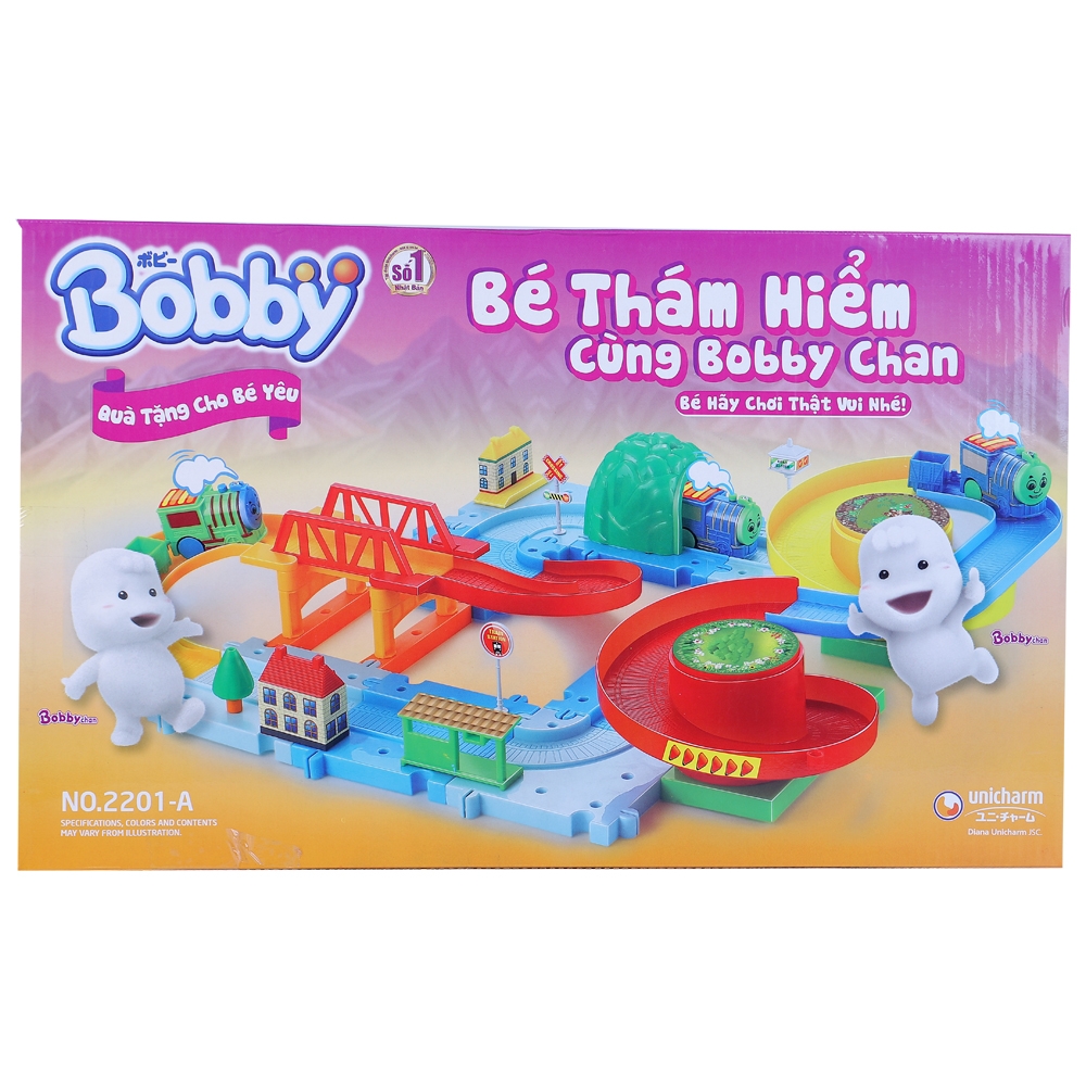 QT Bobby - Bộ đồ chơi mô hình tàu hỏa