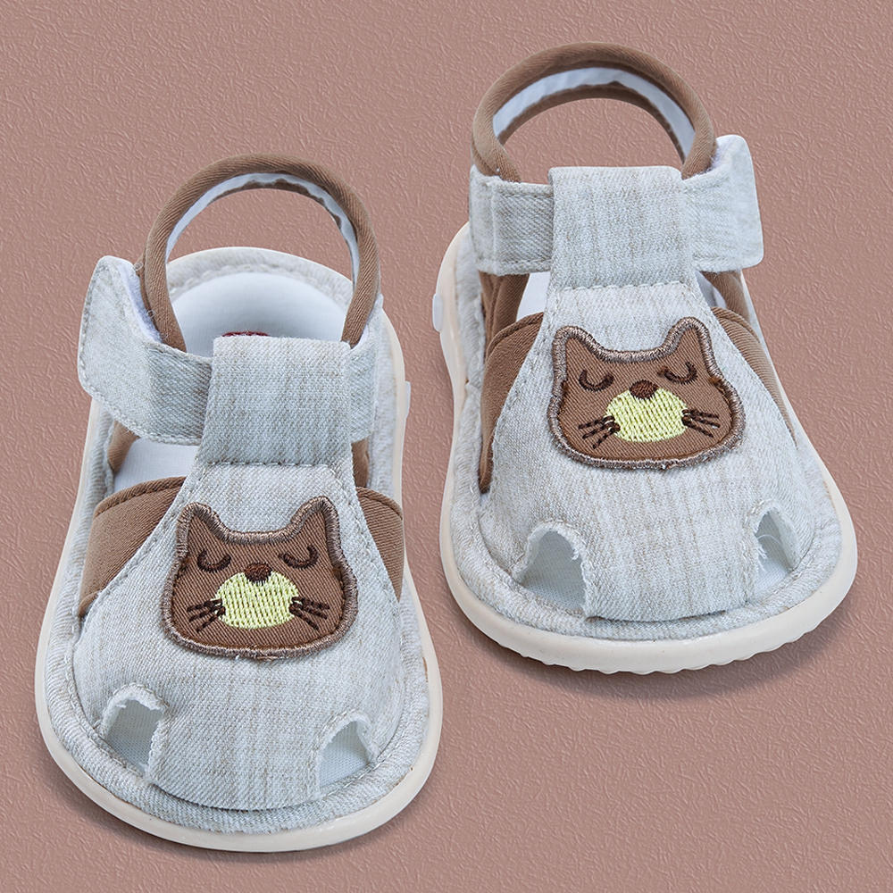 Giày sandal tập đi chút chít CF2105 4689-3 (14, Kem) | Sơ sinh
