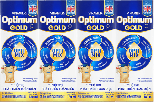 Cập nhật bảng giá giảm và khuyến mãi sữa Vinamilk Optimum mới nhất