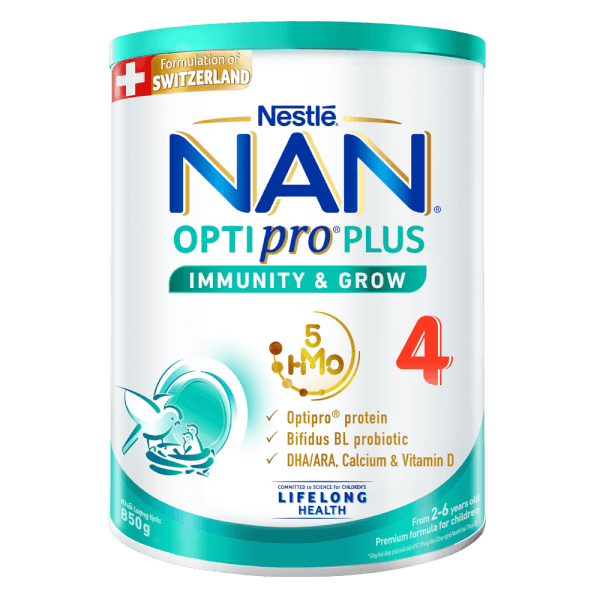 Sữa Nan Optipro PLUS 4 850g, HMO (2-6 tuổi) giá tốt