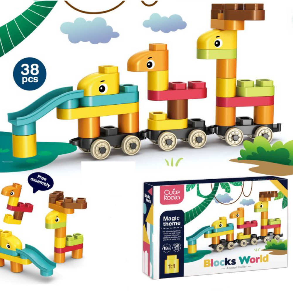 QT Nestle - Bộ đồ chơi xếp hình động vật | Phiếu và Quà tặng