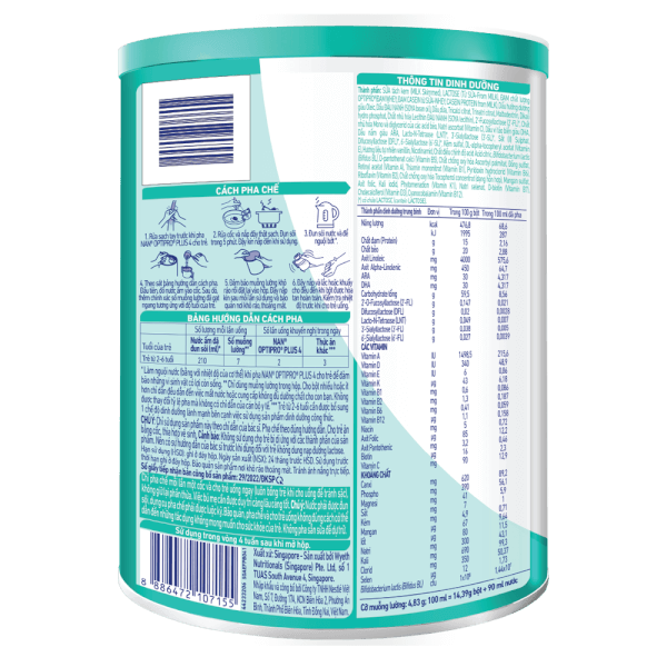 Sữa Nan Optipro PLUS 4 850g, HMO (2-6 tuổi) giá tốt