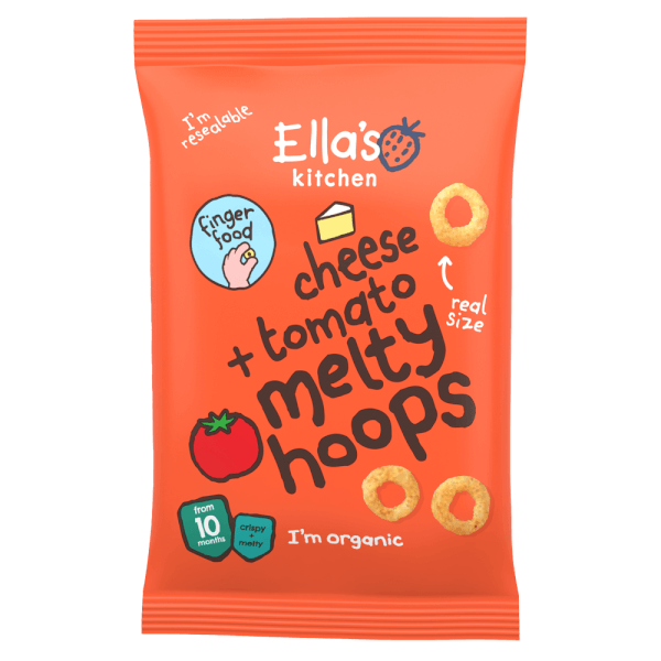 Bánh ăn dặm hữu cơ vị phomai cà chua - Ella's kitchen cheese + tomato