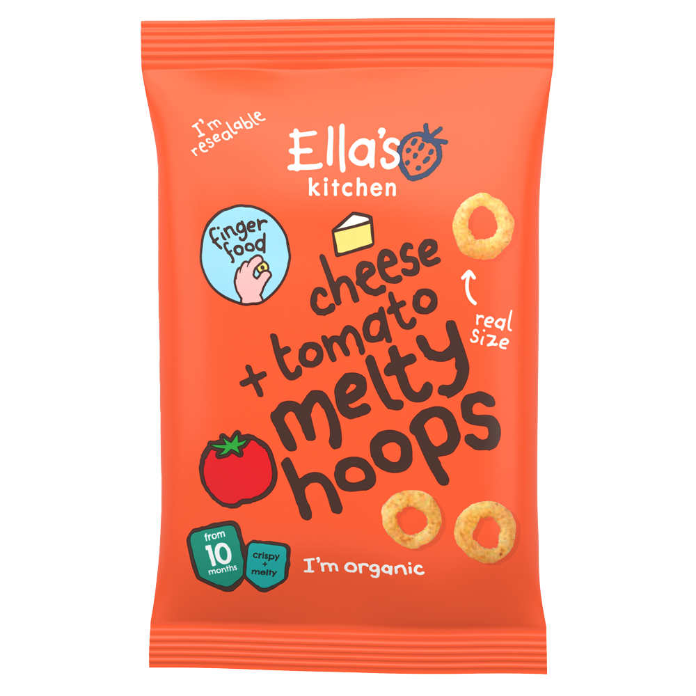 Bánh ăn dặm hữu cơ vị phomai cà chua - Ella's kitchen cheese + tomato
