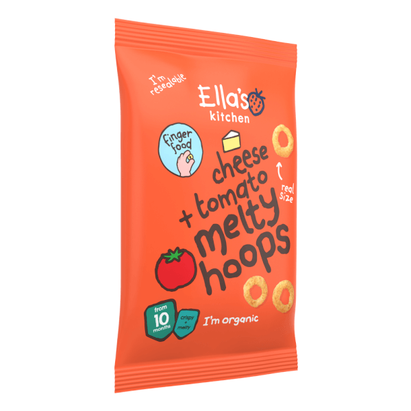 Bánh ăn dặm hữu cơ vị phomai cà chua - Ella's kitchen cheese + tomato