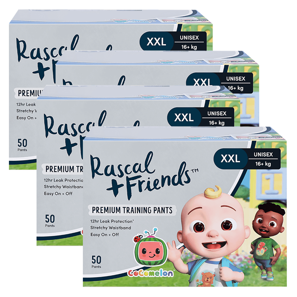 Thùng Tã quần Rascal+Friend Cocomelon (XXL,>16, 50 miếng) giá tốt