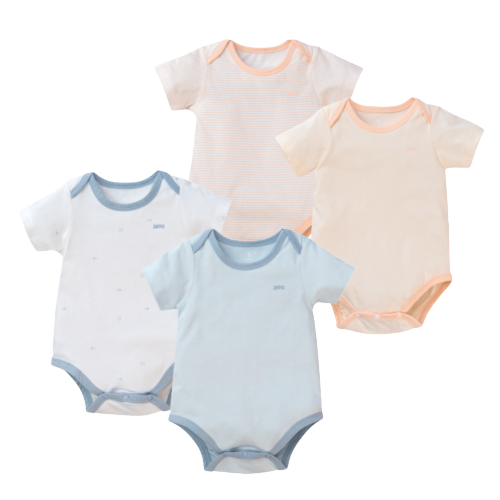 Set 2 body tam giác Animo NB522013 (0-12M,cam-trắng sọc cam) giá tốt