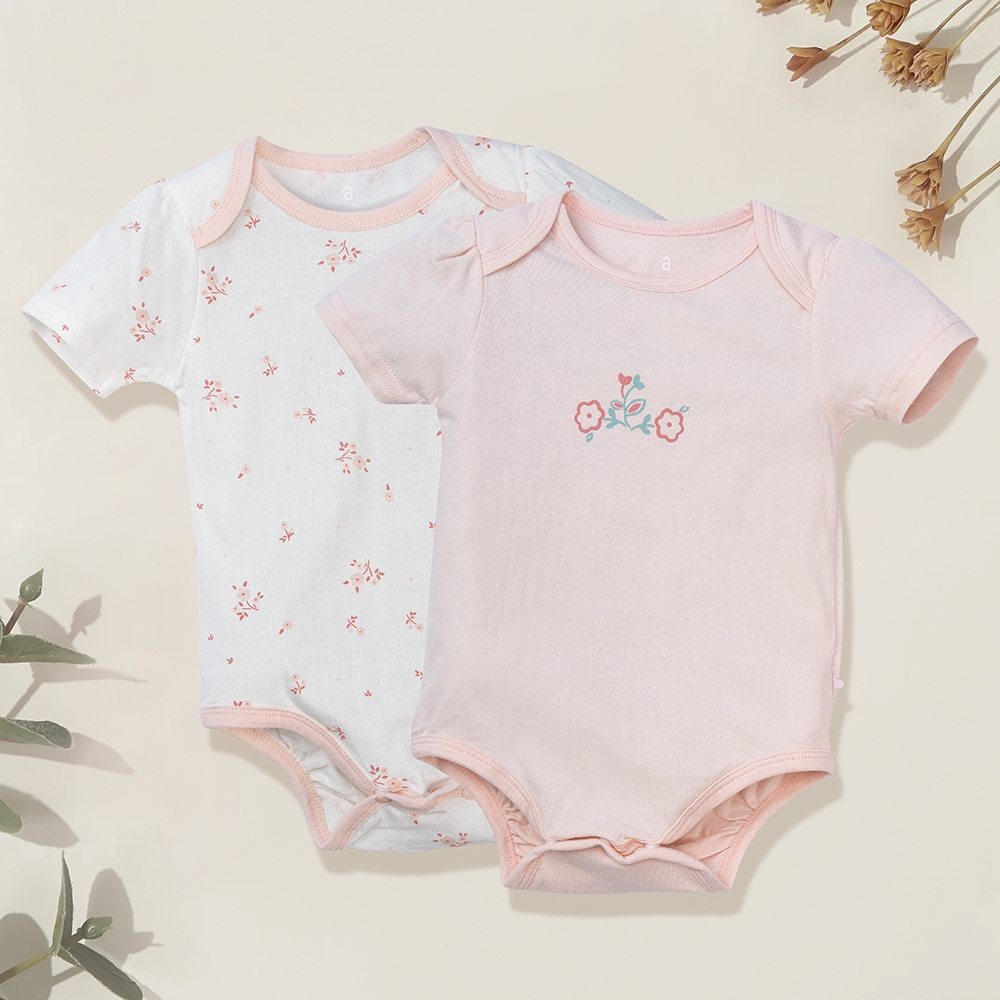 Set 2 body tam giác Animo NB522013 (0-12M,cam-trắng sọc cam) giá tốt