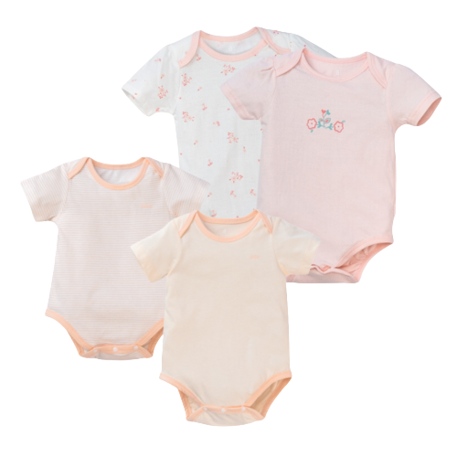 Set 2 body tam giác Animo NB522013 (0-12M,cam-trắng sọc cam) giá tốt