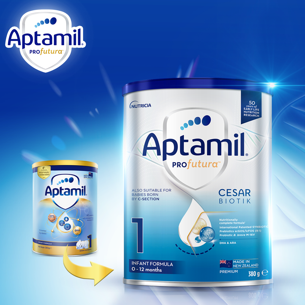Aptamil Profutura Cesarbiotik 1 380g (0-12 tháng) giá tốt