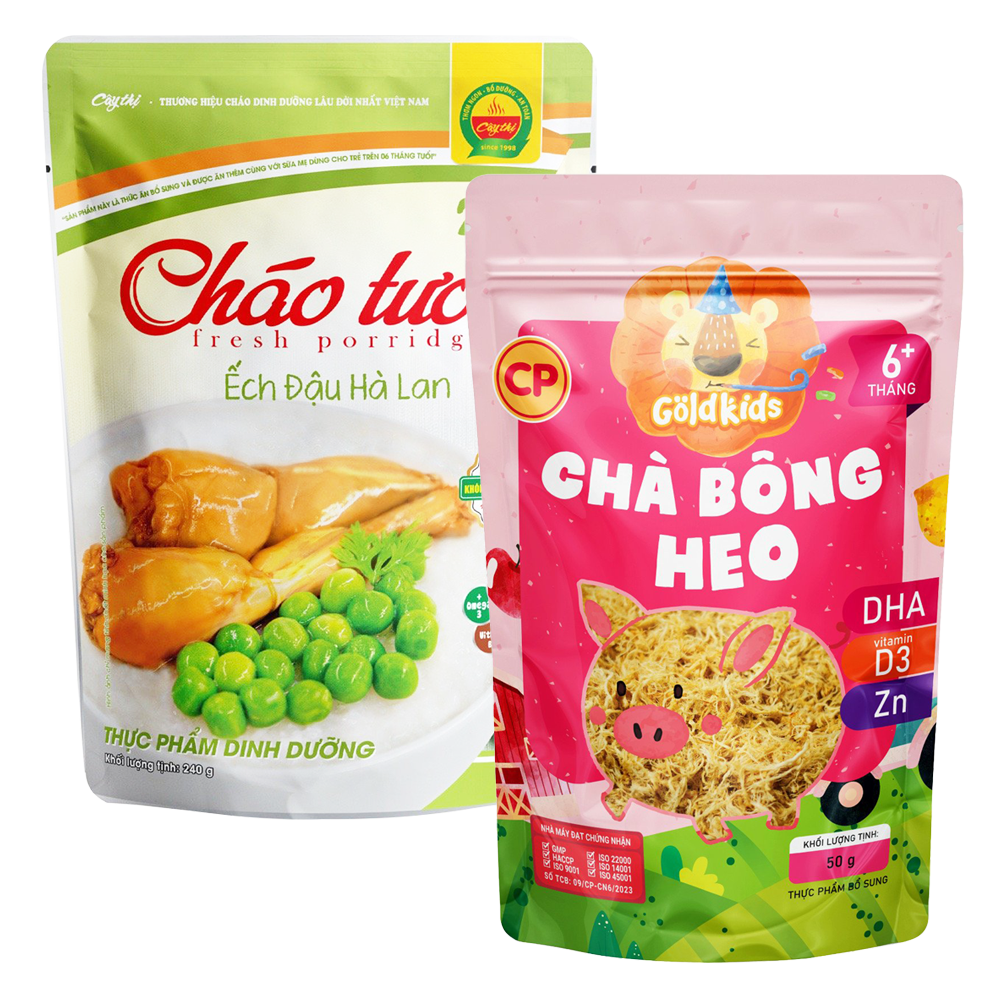 Cháo tươi ếch đậu hà lan Cây Thị giá tốt