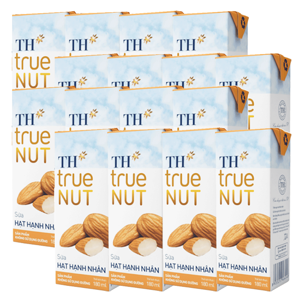 Sữa hạt hạnh nhân TH true Nut 180ml (lốc 4 hộp) giá tốt