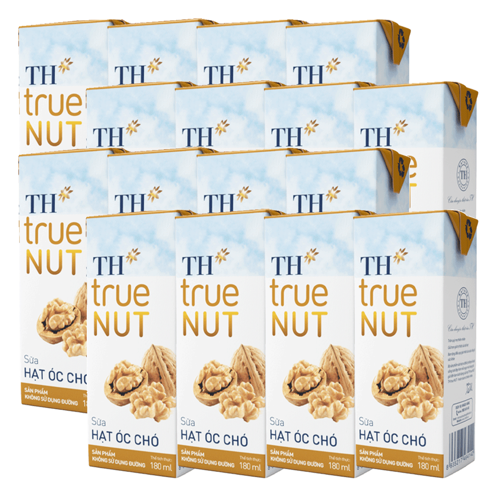 Sữa hạt óc chó TH true Nut 180ml (lốc 4 hộp) giá tốt