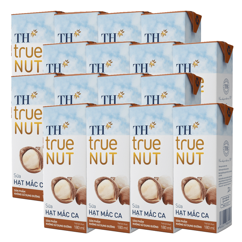 Sữa hạt mắc ca TH true Nut 180ml (lốc 4 hộp) giá tốt