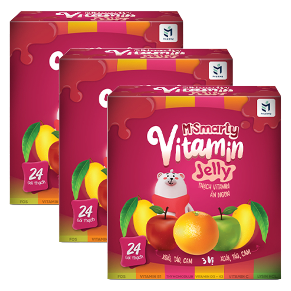 Thạch Jelly bổ sung Vitamin cho bé M'Smarty Vitamins Jelly giá tốt