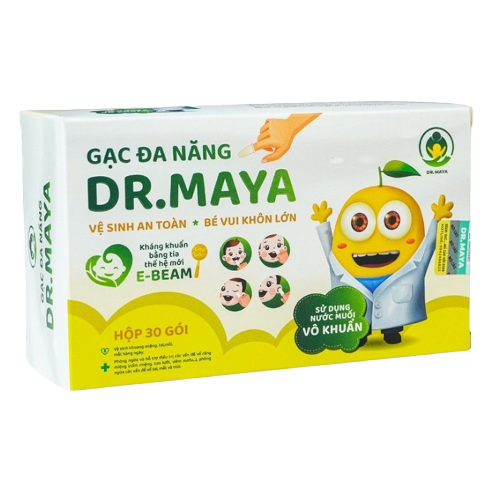 QT Migen_Gạc đa năng DrMaya (Hộp 30 gói) | Phiếu và Quà tặng