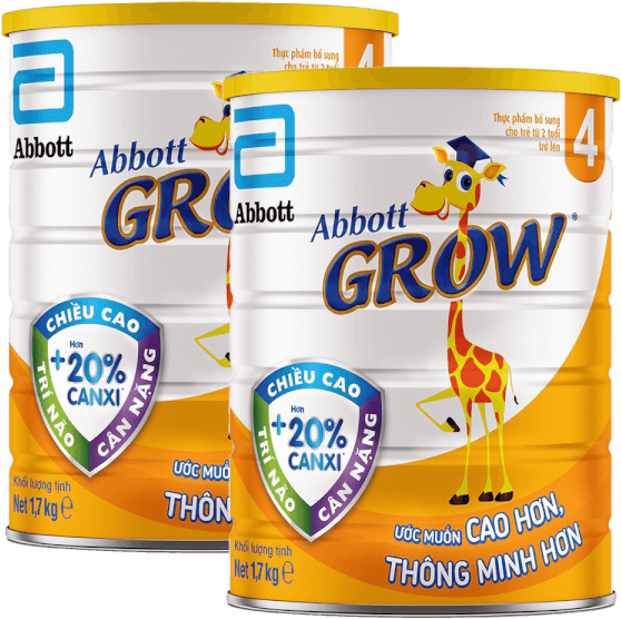 Cập nhật bảng giá giảm và khuyến mãi sữa Abbott Grow mới nhất