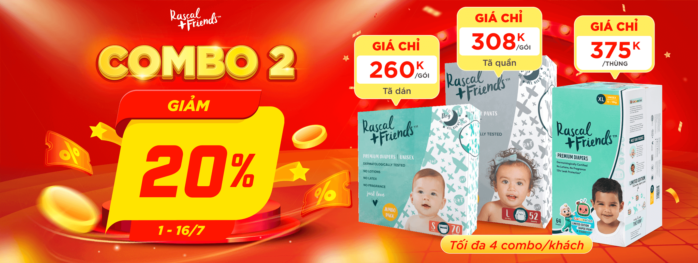 Thương hiệu Rascal + Friends