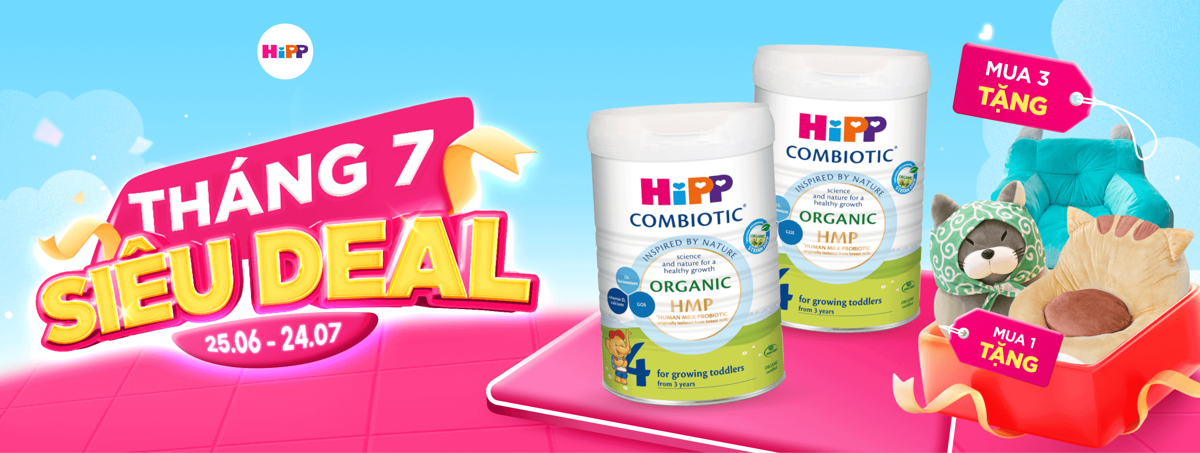 Cập nhật bảng giá giảm và khuyến mãi sữa Hipp mới nhất