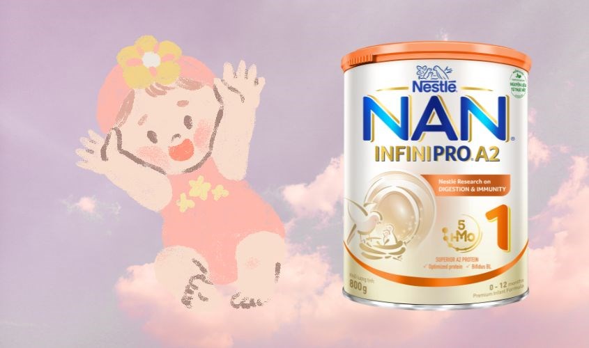 Sữa NAN A2 Infinipro chứa đạm A2 có tốt không? Dành cho bé bao nhiêu tuổi?