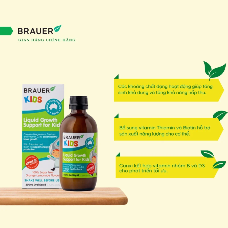 [Giải đáp] Brauer Kids Liquid Growth Support có tốt cho trẻ không?