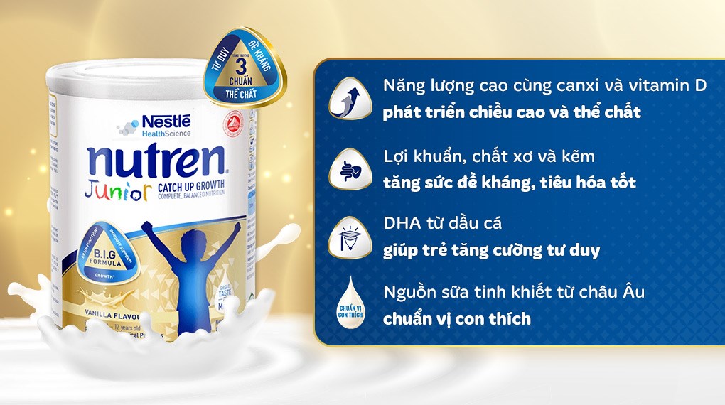 Tất tần tật về sữa Nutren Junior dành cho trẻ suy dinh dưỡng