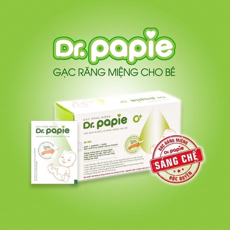Có nên dùng gạc rơ lưỡi Dr Papie cho bé sơ sinh không?