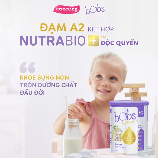 Sữa Bubs Supreme và sữa Enfa NeuroPro A2: Nên mua loại sữa A2 nào cho bé?