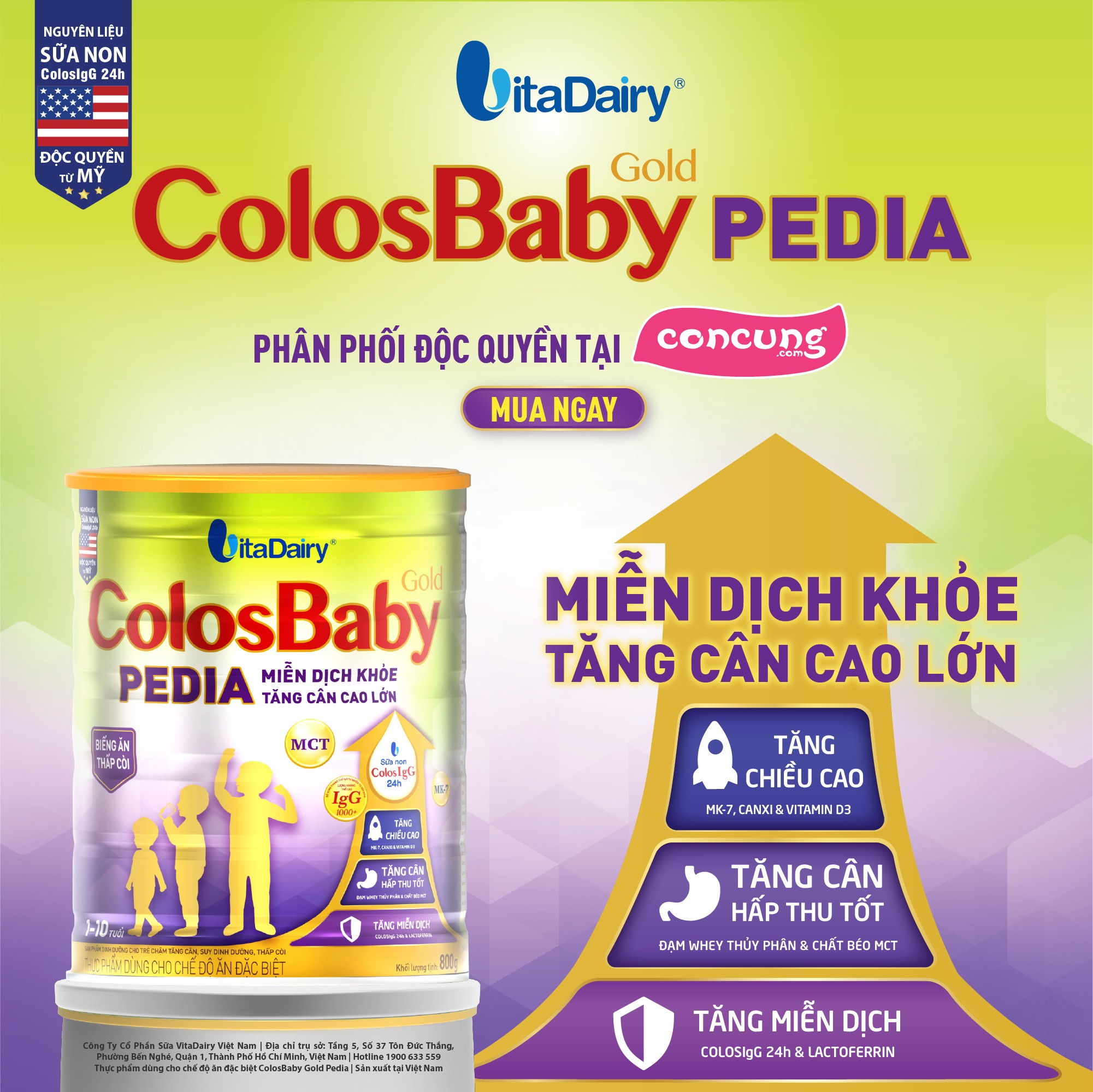 Sữa ColosBaby Gold Pedia có thật sự giúp bé tăng chiều cao hiệu quả không?